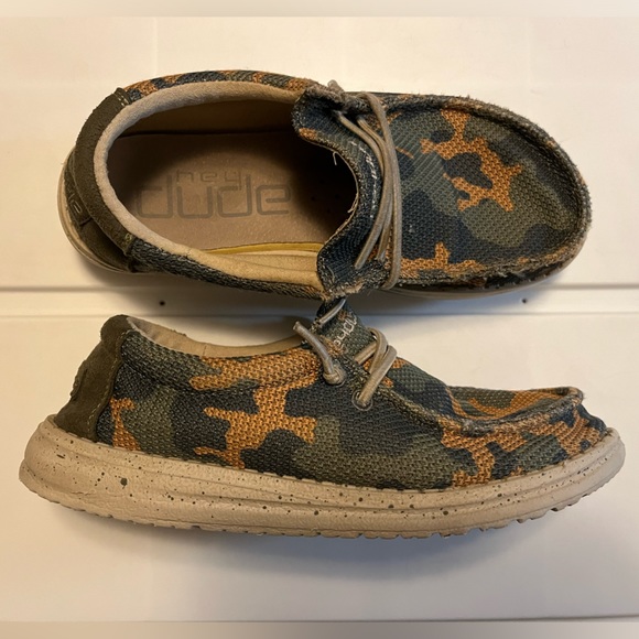 Hey Dude Shoes | Shoes | Hey Dudes Wally Youth Sox Army Camo | Poshmark